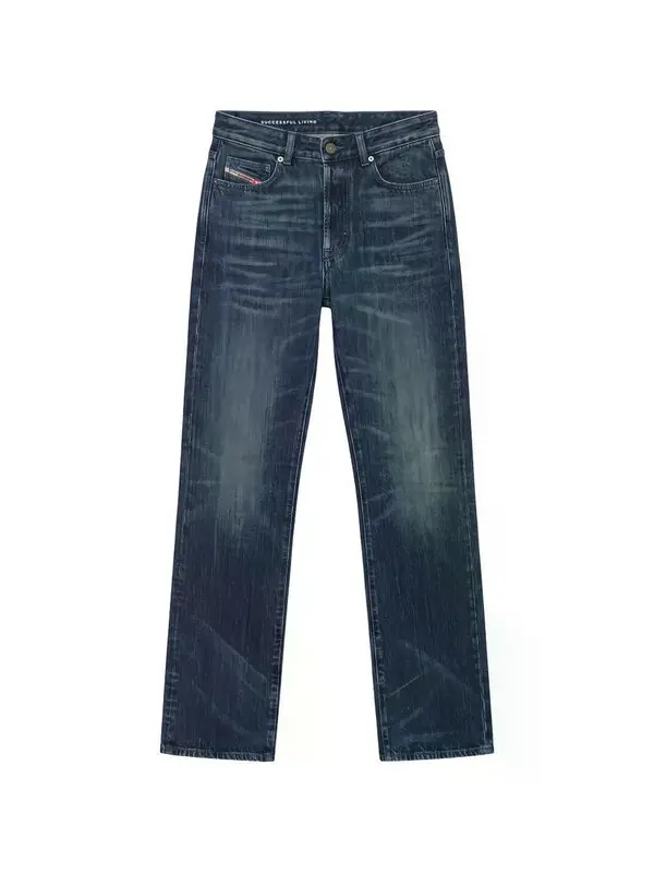 DIESEL® Faded Straight-leg Jeans