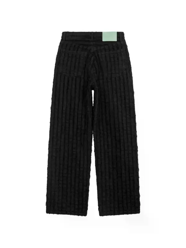 HAIKURE Bethany Frayed-stripe Jeans