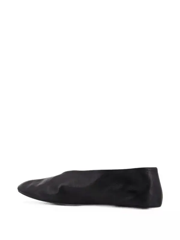 THE ROW Stella Slippers - Black