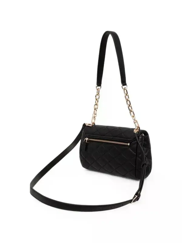 Guess Frances Quilted Logo-plaque Shoulder Bag