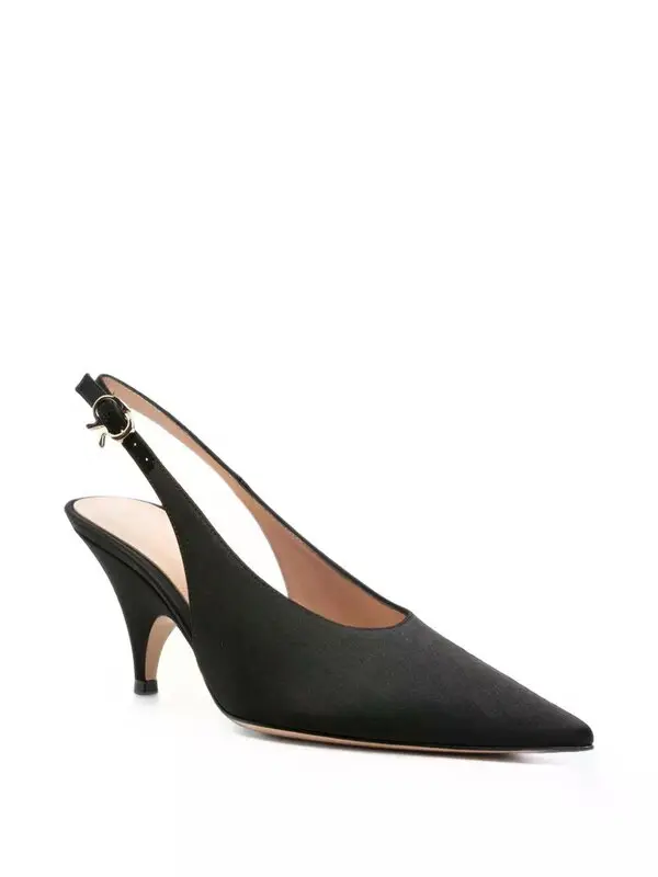 GIANVITO ROSSI Sofia Pointed-toe Slingback Pumps