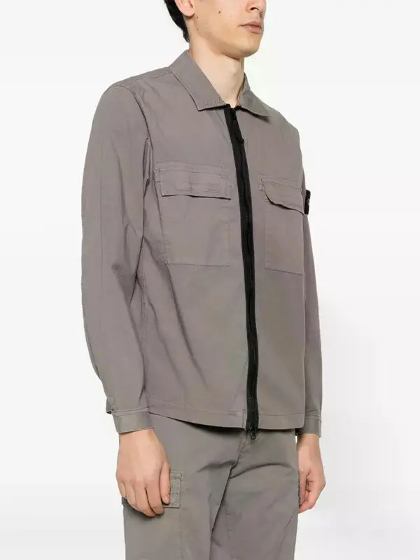 Stone Island Compass-badge Shirt Jacket