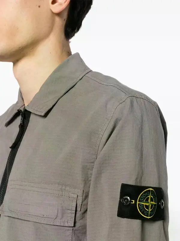 Stone Island Compass-badge Shirt Jacket