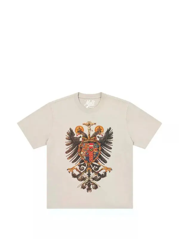 MELT Graphic-print T-shirt - Neutrals