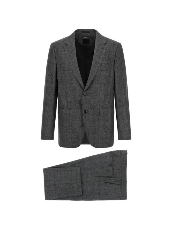 Zegna Checked Suit