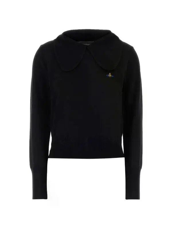VIVIENNE WESTWOOD Bea Polo Sweater - Black