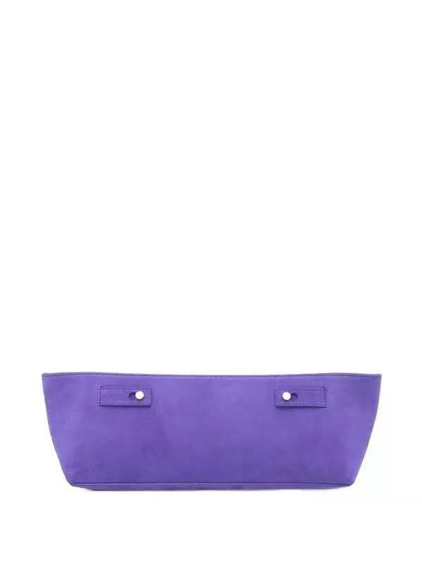 Erika Cavallini Suede Clutch Bag - Purple