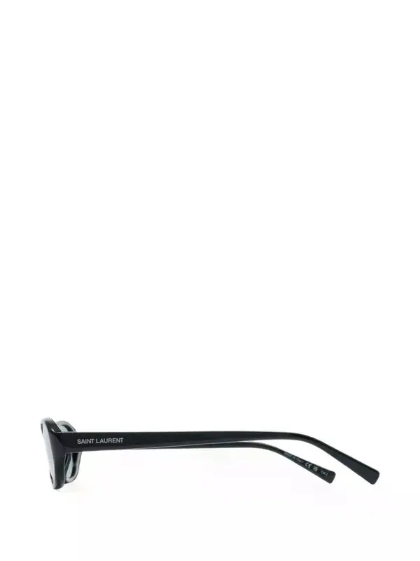 Saint Laurent Oval-frame Sunglasses - Black