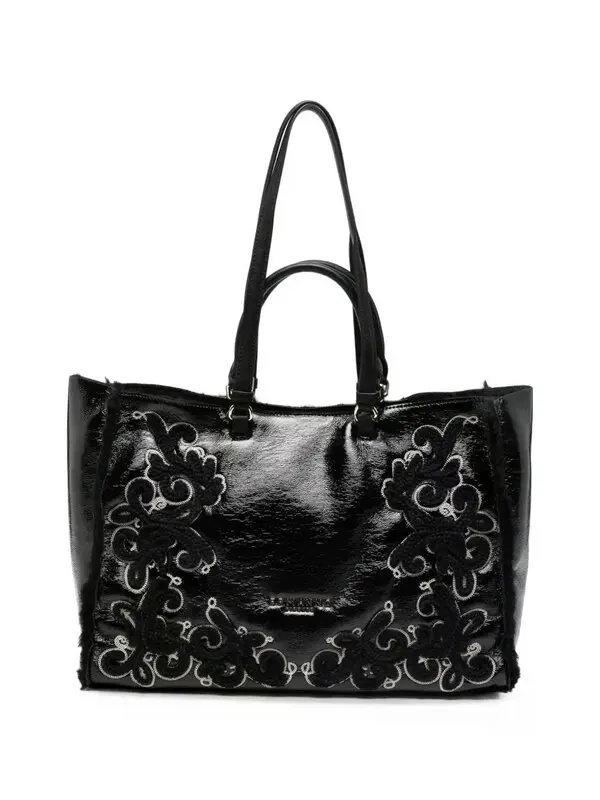 ERMANNO FIRENZE Large Embroidered Tote Bag