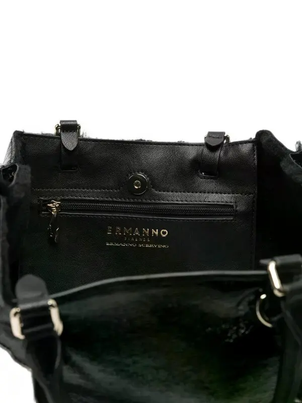 ERMANNO FIRENZE Large Embroidered Tote Bag