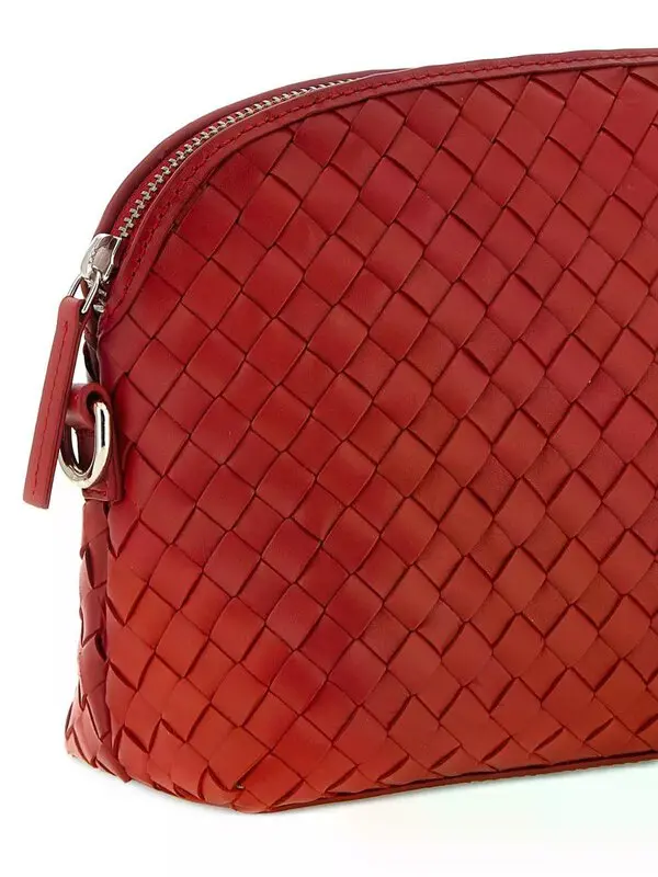 Dragon Diffusion Fellini Chunky Woven Leather Clutch Bag