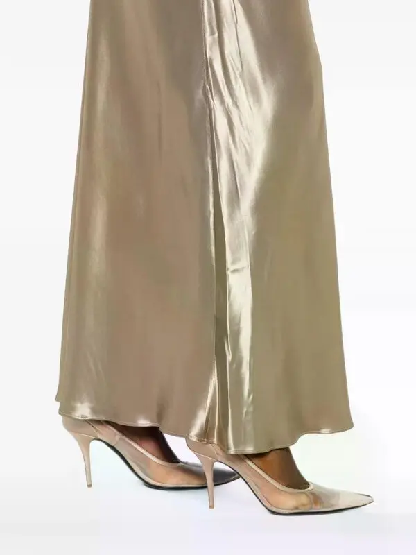 Erika Cavallini Satin-finish Maxi Skirt