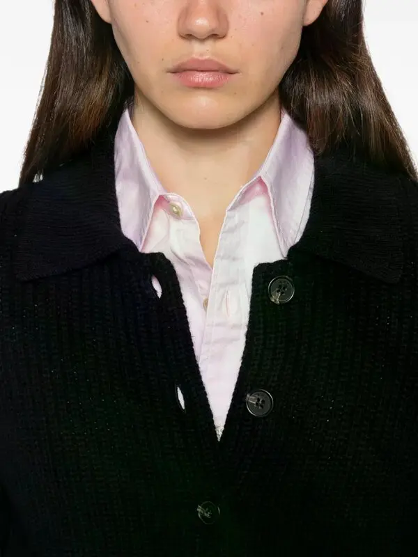 A.p.c. Jenn Ribbed-knit Cardigan