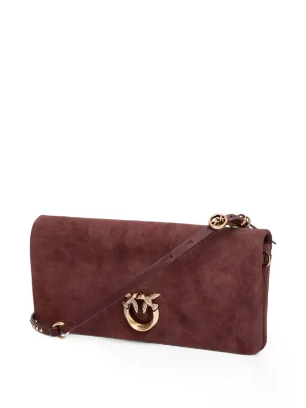 Pinko Love Birds Shoulder Bag - Brown
