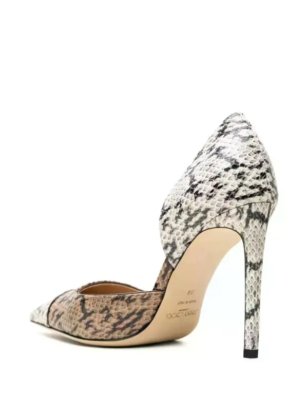 JIMMY CHOO Brigitte Snake-effect Pumps