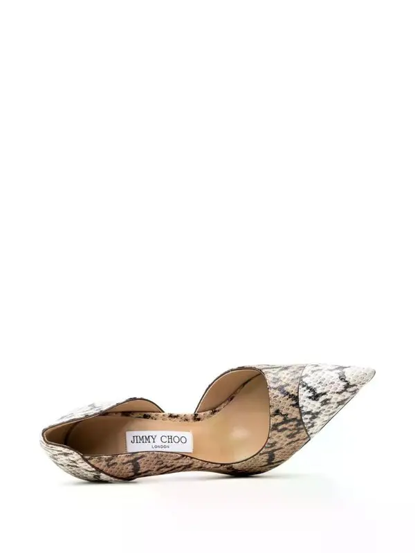 JIMMY CHOO Brigitte Snake-effect Pumps