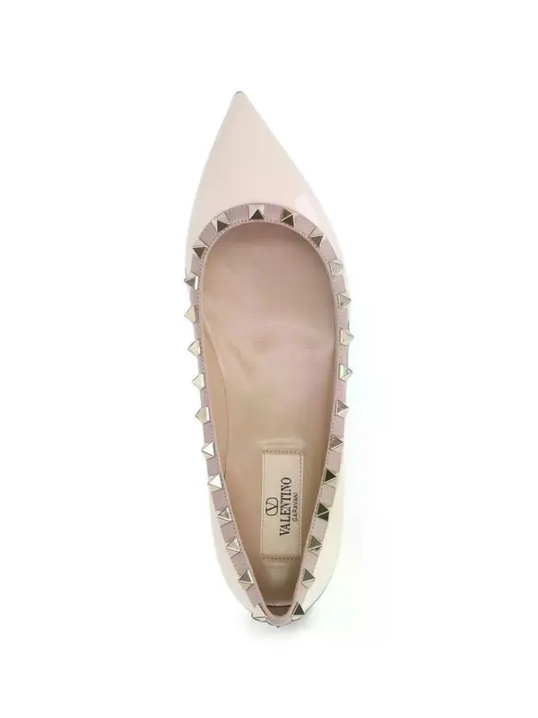 Valentino Garavani Patent Rockstud Ballet Flats
