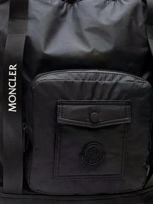 Moncler Makaio Logo-print Backpack - Black