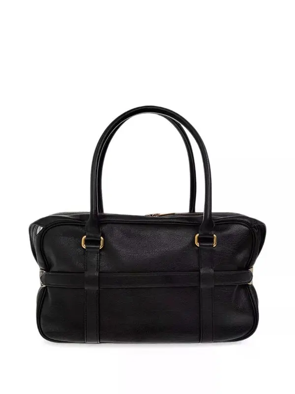 Burberry Buckled Leather Shoulder Bag