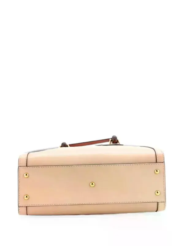 Gucci Diana Nm Bamboo Handle Leather Small Tote Bag