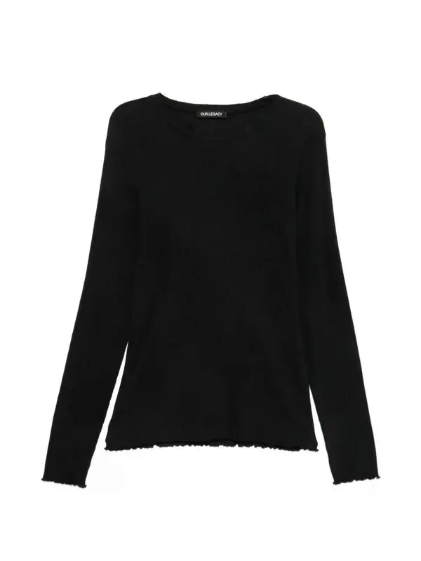 Our Legacy Raw-edge Ribbed T-shirt