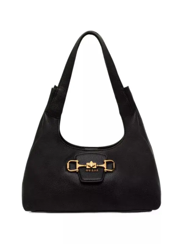 Guess Sunset Horsebit-detail Grained Shoulder Bag