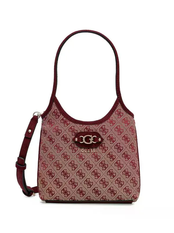 Guess Mini Samantha Monogram-print Shoulder Bag