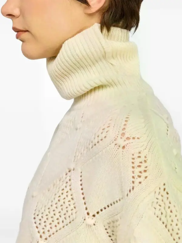 SEMICOUTURE Magdalena Diamond-pointelle Sweater
