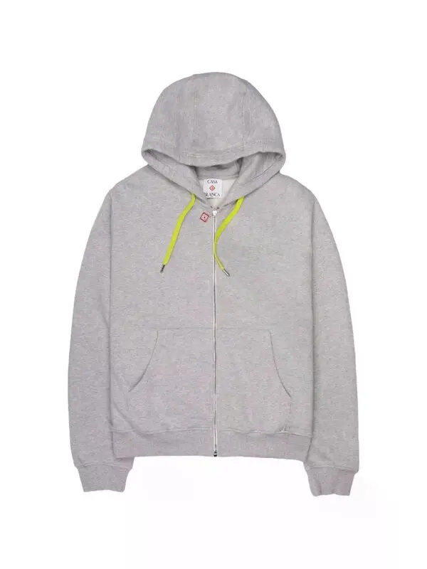 Casablanca Zip-up Cashmere Hoodie