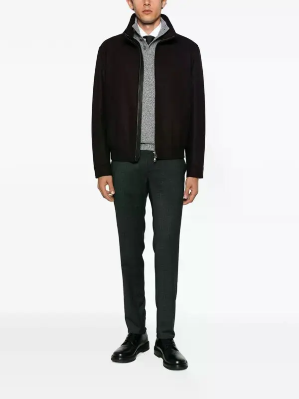 Brioni High-neck Zip-up Jacket