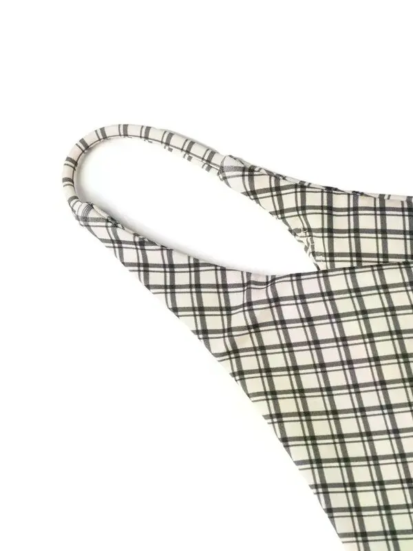 ST. AGNI X Ziah Rio Check Print Bikini Bottoms