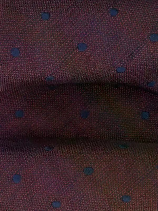 Boggi Milano Tie Jacquard Polka Dot Silk