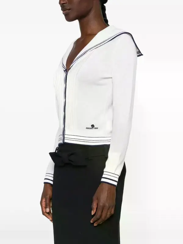 SHUSHU/TONG Sailor-collar Cardigan