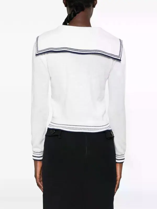 SHUSHU/TONG Sailor-collar Cardigan