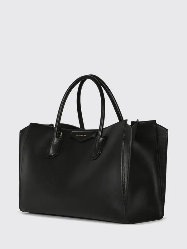 Givenchy Antigona Medium Smooth Calf Leather Tote Bag - Black
