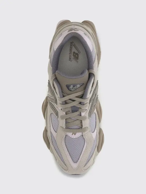 NEW BALANCE 9060 Suede And Mesh Low-top Sneakers With Cushioned Sole