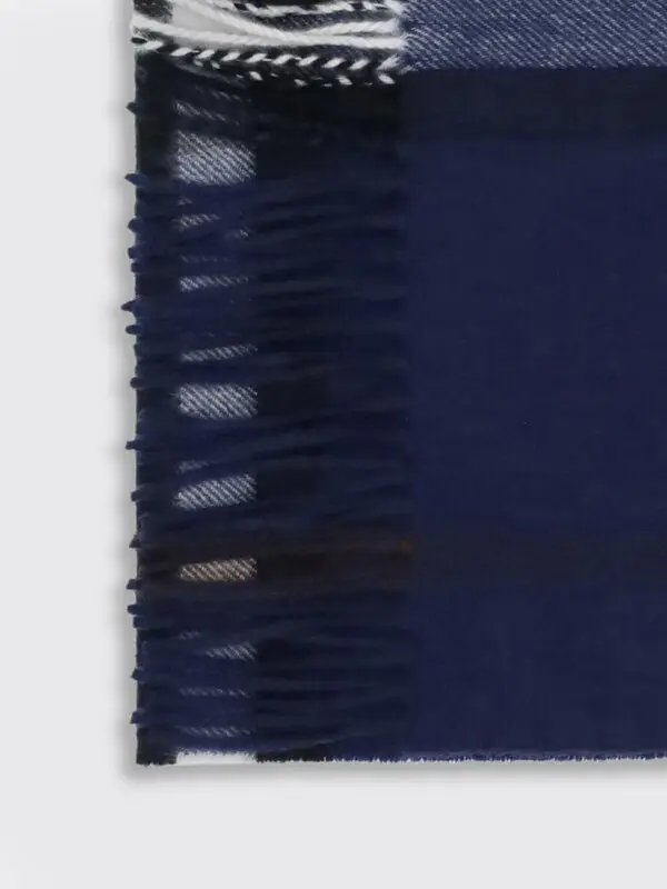 Burberry Classic Check Cashmere Scarf With Fringed Edges