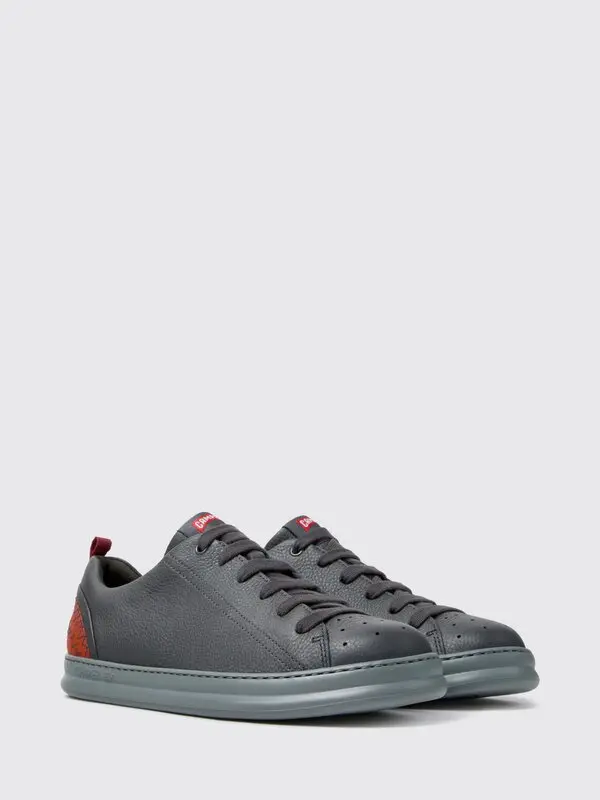 Camper Bi Twins Low-top Sneakers In Leather With Xl Extralight® Sole