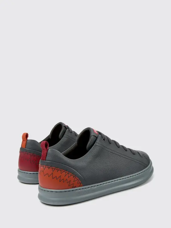 Camper Bi Twins Low-top Sneakers In Leather With Xl Extralight® Sole