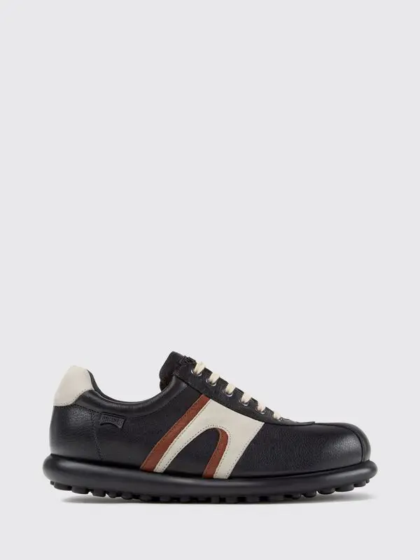 Camper Pelotas Low-top Sneakers In Smooth Leather With Contrast Logo