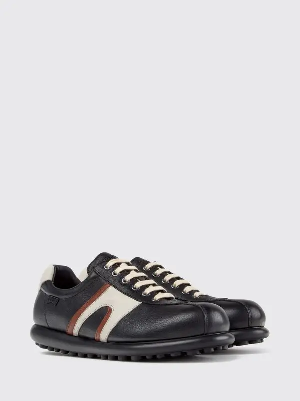 Camper Pelotas Low-top Sneakers In Smooth Leather With Contrast Logo