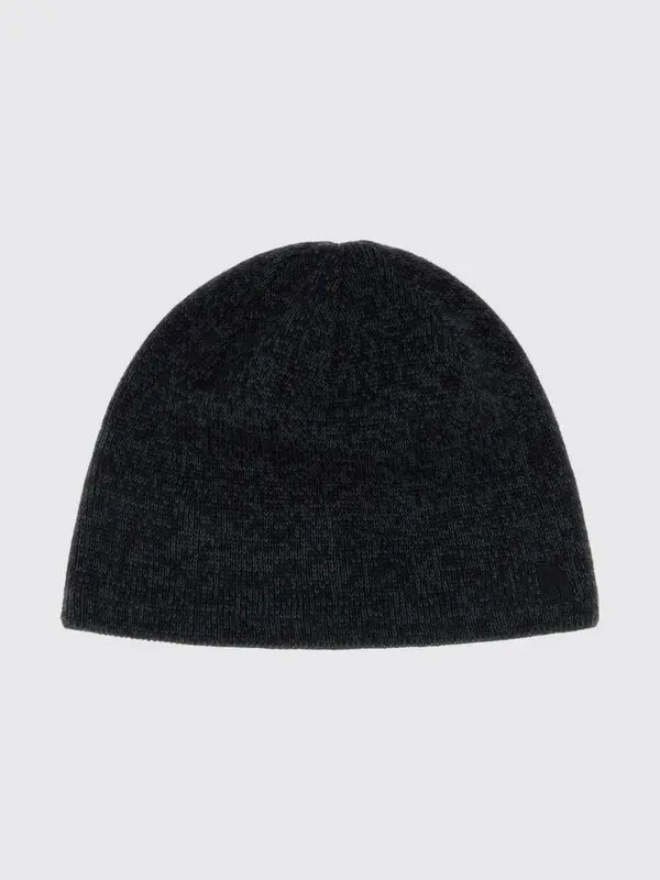 The North Face Jim Beanie In Recycled Wool Blend With Jacquard Logo - Black