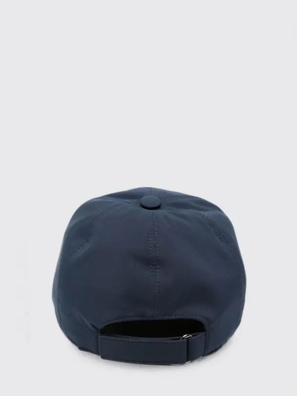 Brioni Polyester Baseball Cap With Tone-on-tone Embroidered Logo - Navy