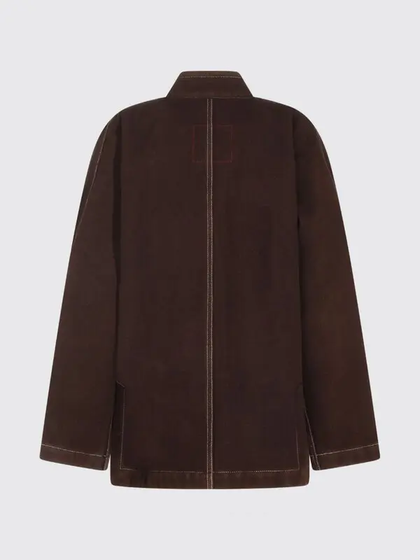 UMA WANG Short Wool Jacket With High Neck And Toggle Closure