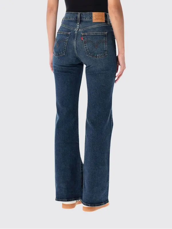 LEVI'S Ribcage High-waisted Flared Jeans In Stretch Denim