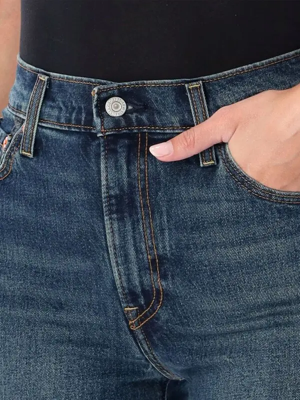 LEVI'S Ribcage High-waisted Flared Jeans In Stretch Denim