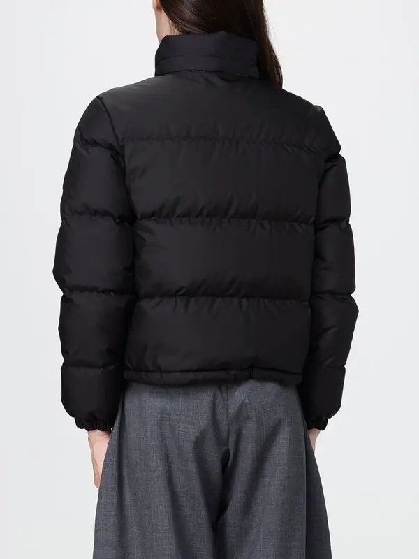 Burberry Quilted Waterproof Nylon Puffer Jacket With High Neck