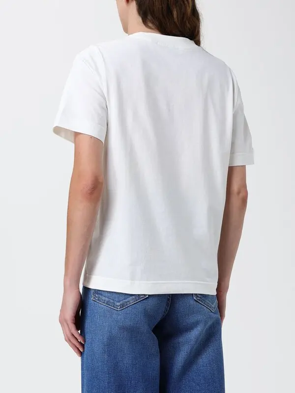 Burberry Equestrian Knight Check Pattern Cotton T-shirt