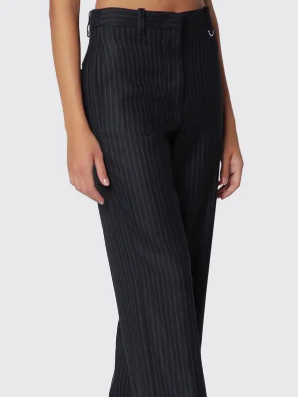 Isabel Marant Étoile Pinstriped High-waisted Wool Straight-leg Pants