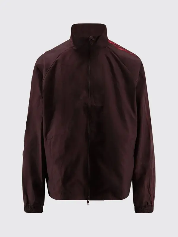 Y3 Nylon Bomber Jacket With High Neck And Zip Closure